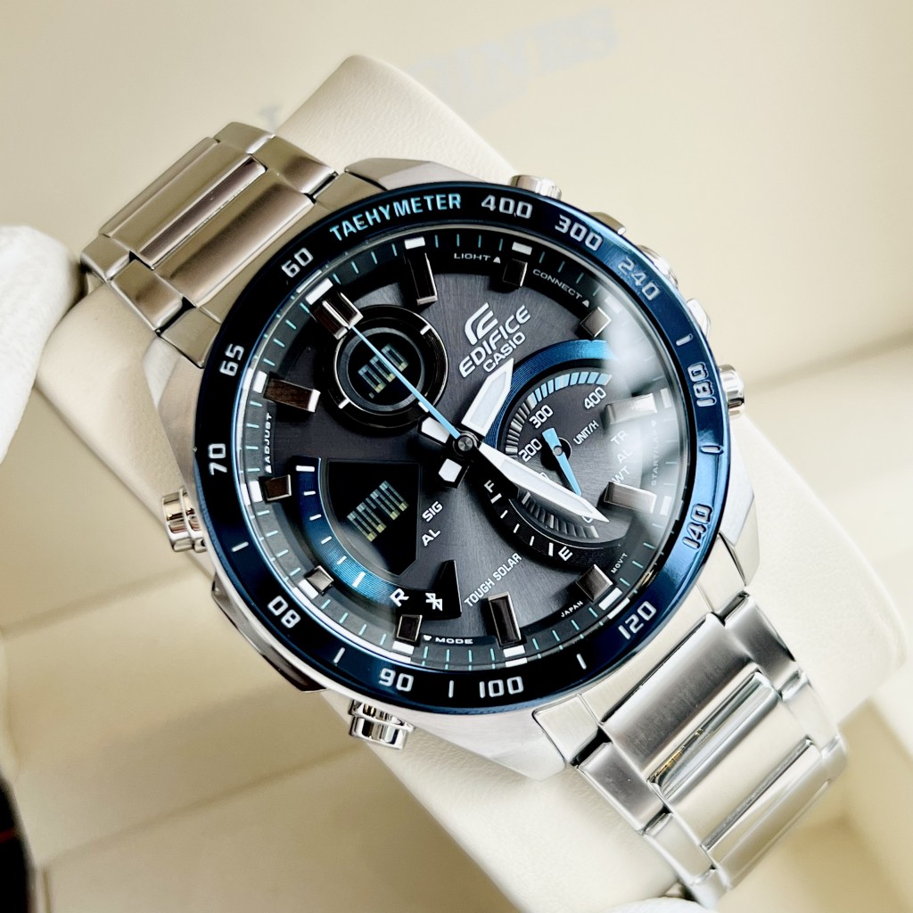 Đồng Hồ Nam Casio Edifice ECB-900DB-1B Dây Kim Loại – Pin Năng Lượng ...
