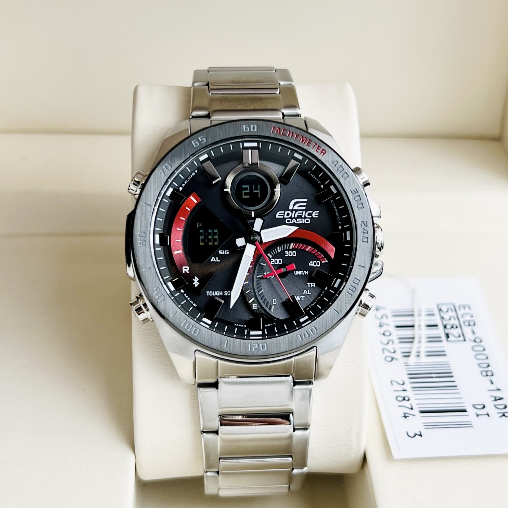 Đồng Hồ Nam Casio Edifice ECB-900DB-1A Dây Kim Loại – Pin Năng Lượng ...