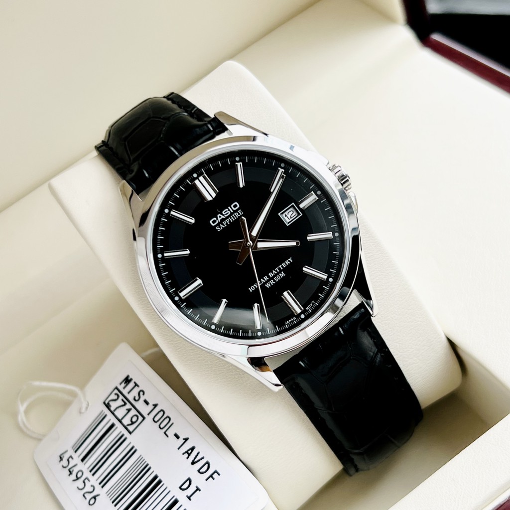 ĐỒNG HỒ CASIO NAM MTS-100L-1A SAPHIA | VioStore Uy tín là sức mạnh