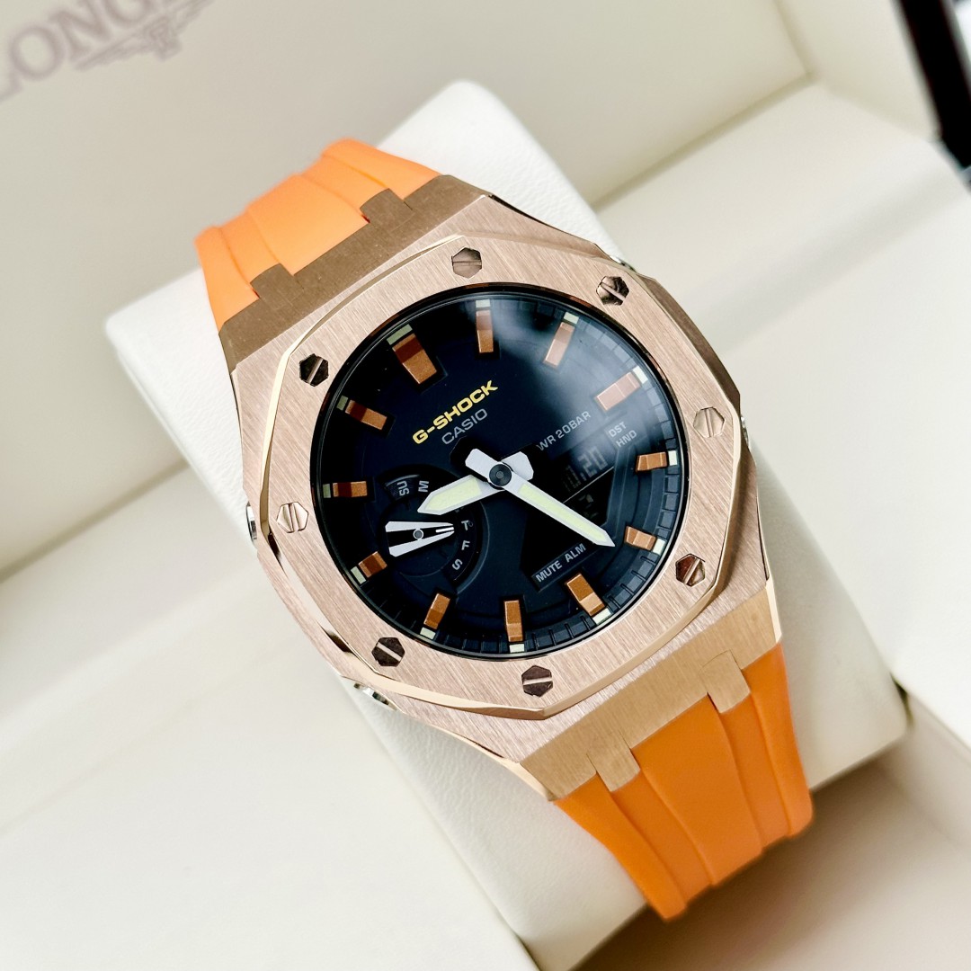 Đồng Hồ Casio G-SHOCK GA2100 CUSTOM AP ORANGE Gen 3 Dây Cao Su – BH 5 ...