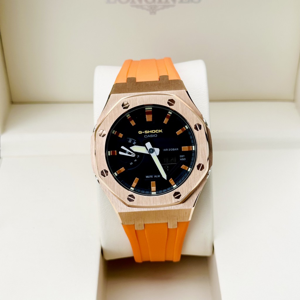Đồng Hồ Casio G-SHOCK GA2100 CUSTOM AP ORANGE Gen 3 Dây Cao Su – BH 5 ...
