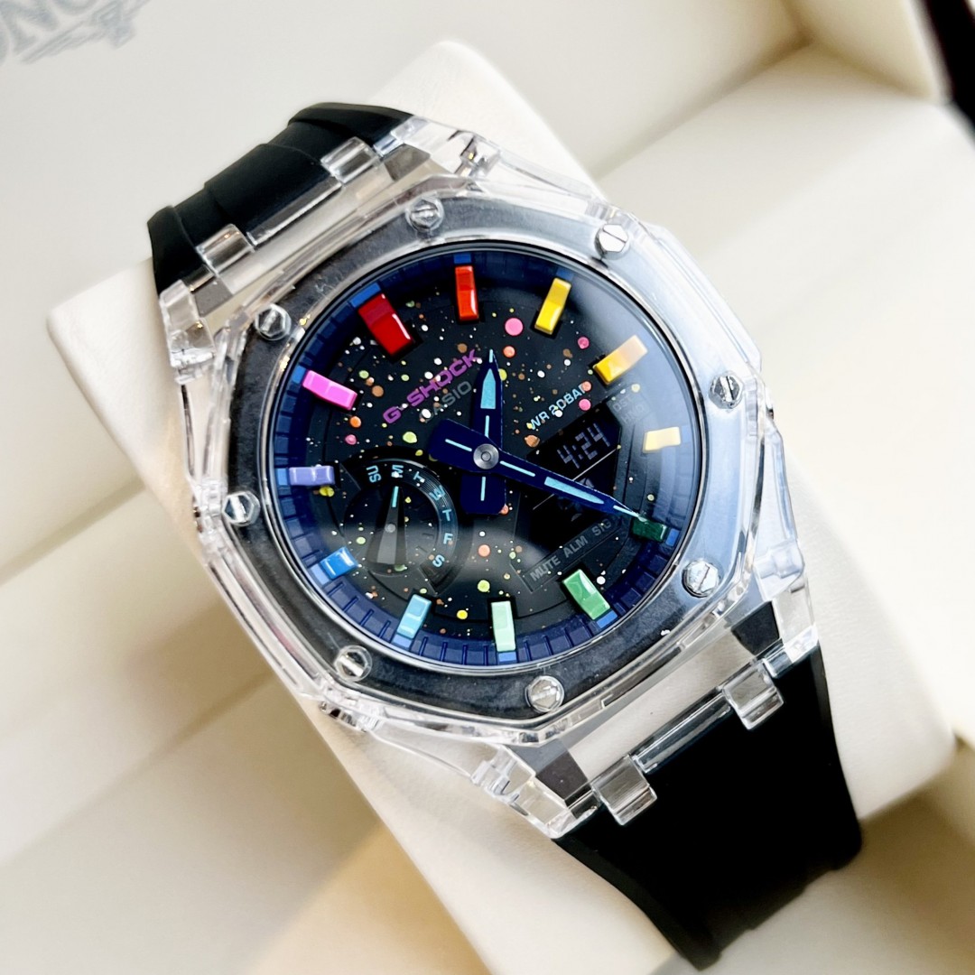 Đồng Hồ Casio G-SHOCK GA2100 CUSTOM GALAXY BLACK Gen 3 – BH 5 Năm ...