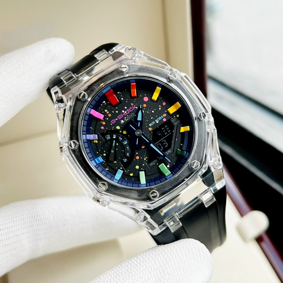 Đồng Hồ Casio G-SHOCK GA2100 CUSTOM GALAXY BLACK Gen 3 – BH 5 Năm ...