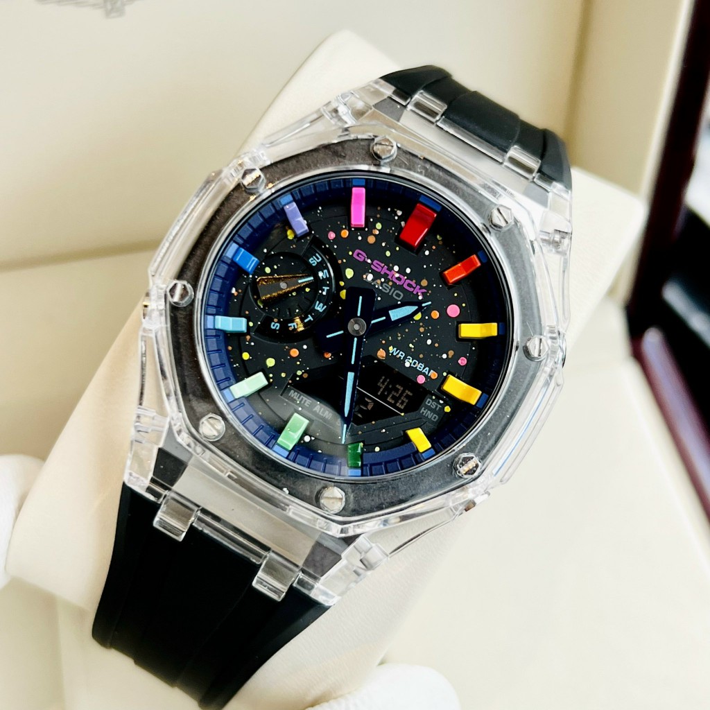 Đồng Hồ Casio G-SHOCK GA2100 CUSTOM GALAXY BLACK Gen 3 – BH 5 Năm ...