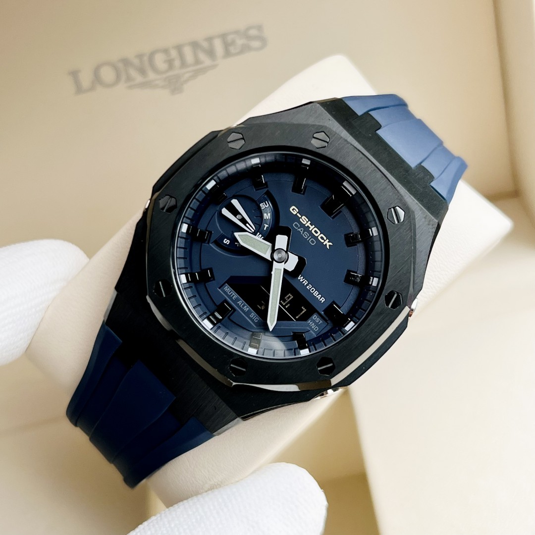 Đồng Hồ Casio G-SHOCK GA2100 CUSTOM AP Blue Gen 3 Dây Cao Su – BH 5 Năm ...