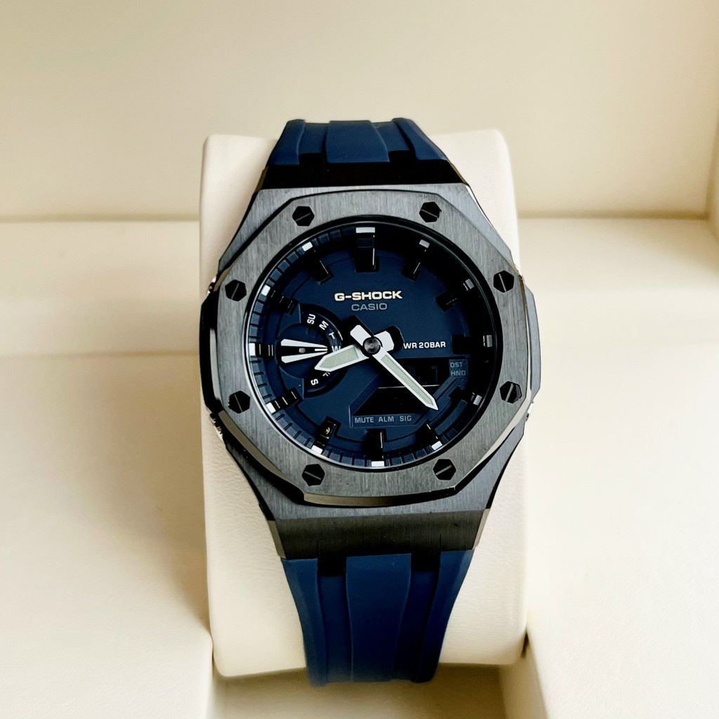 Đồng Hồ Casio G-SHOCK GA2100 CUSTOM AP Blue Gen 3 Dây Cao Su – BH 5 Năm ...