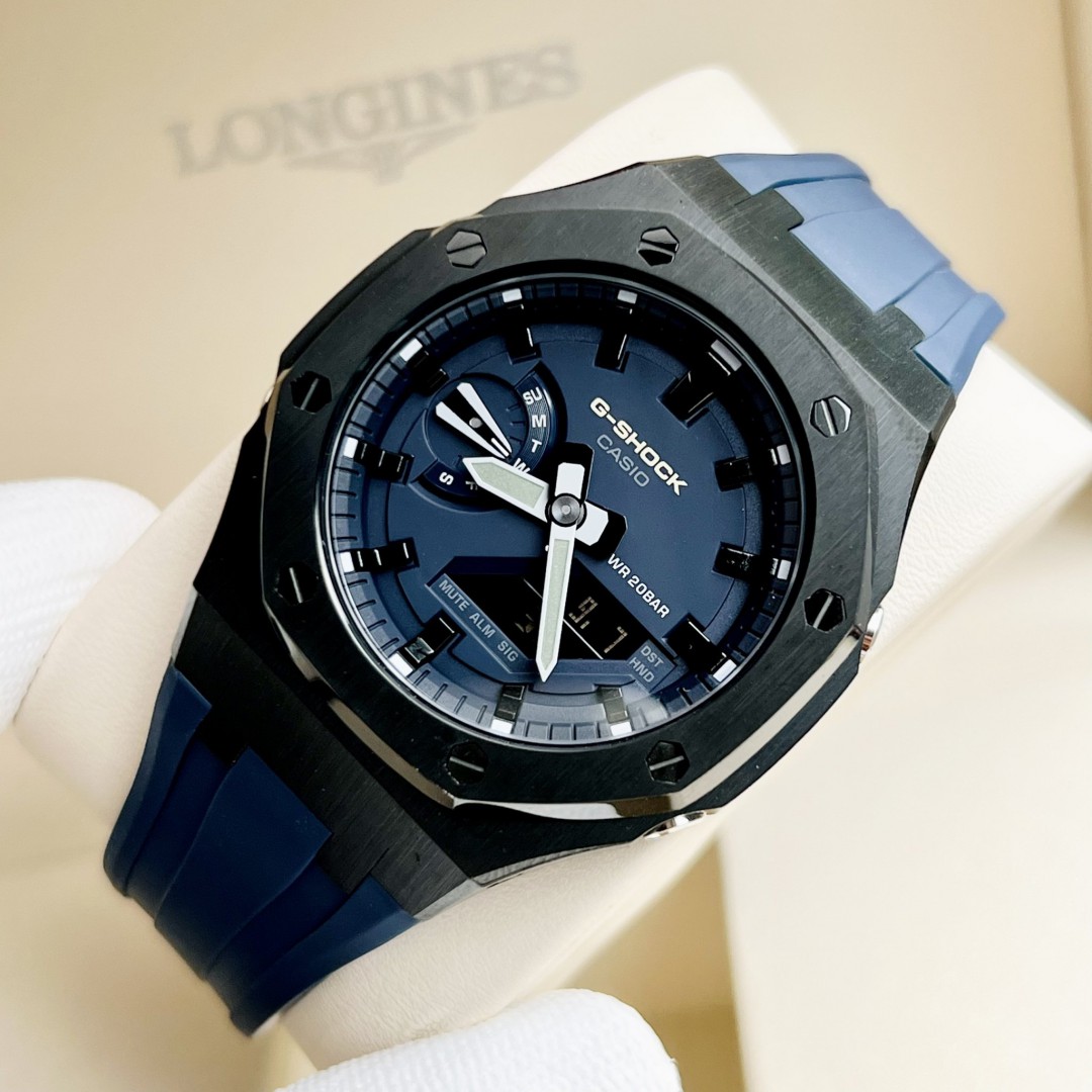 Đồng Hồ Casio G-SHOCK GA2100 CUSTOM AP Blue Gen 3 Dây Cao Su – BH 5 Năm ...