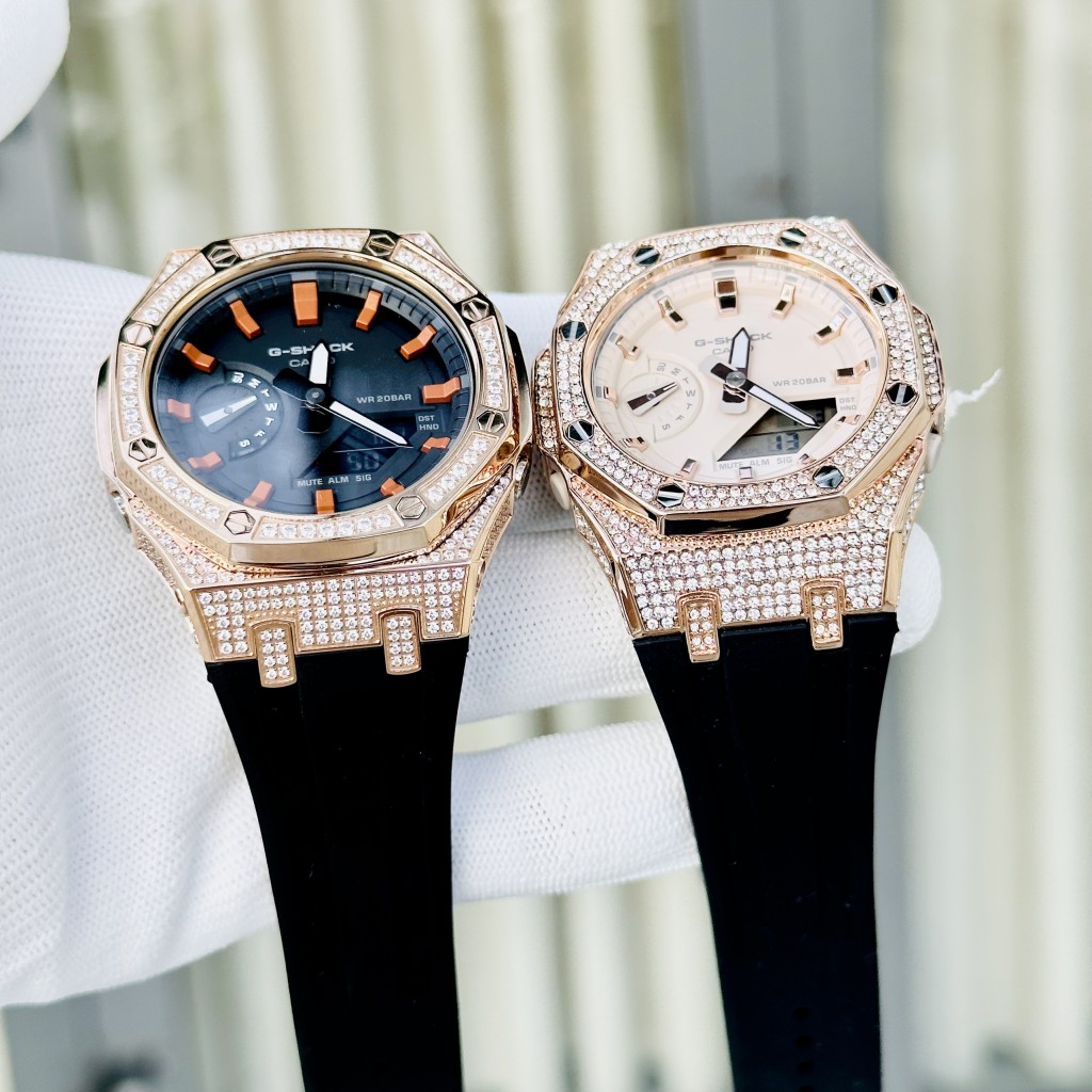 Đồng Hồ Casio G-SHOCK GA2100 CUSTOM COUPLE DIMOND ROSE- BH 5 Năm ...
