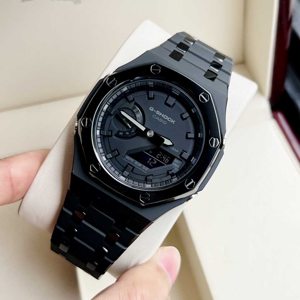 Đồng Hồ Casio G-SHOCK GA2100 CUSTOM ĐEN NHÁM – BH 5 Năm – Chính Hãng ...