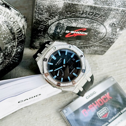 Đồng Hồ Casio G-SHOCK GA2100 CUSTOM Full Diamond Green – BH 5 Năm ...