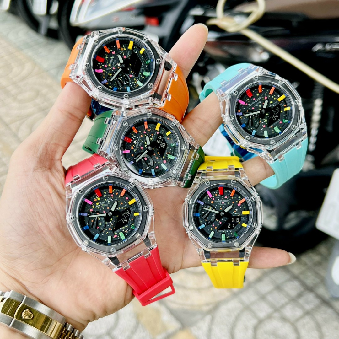 Đồng Hồ Casio G-SHOCK GA2100 CUSTOM AP SILVER Gen 3 Dây Cao Su – BH 5 ...