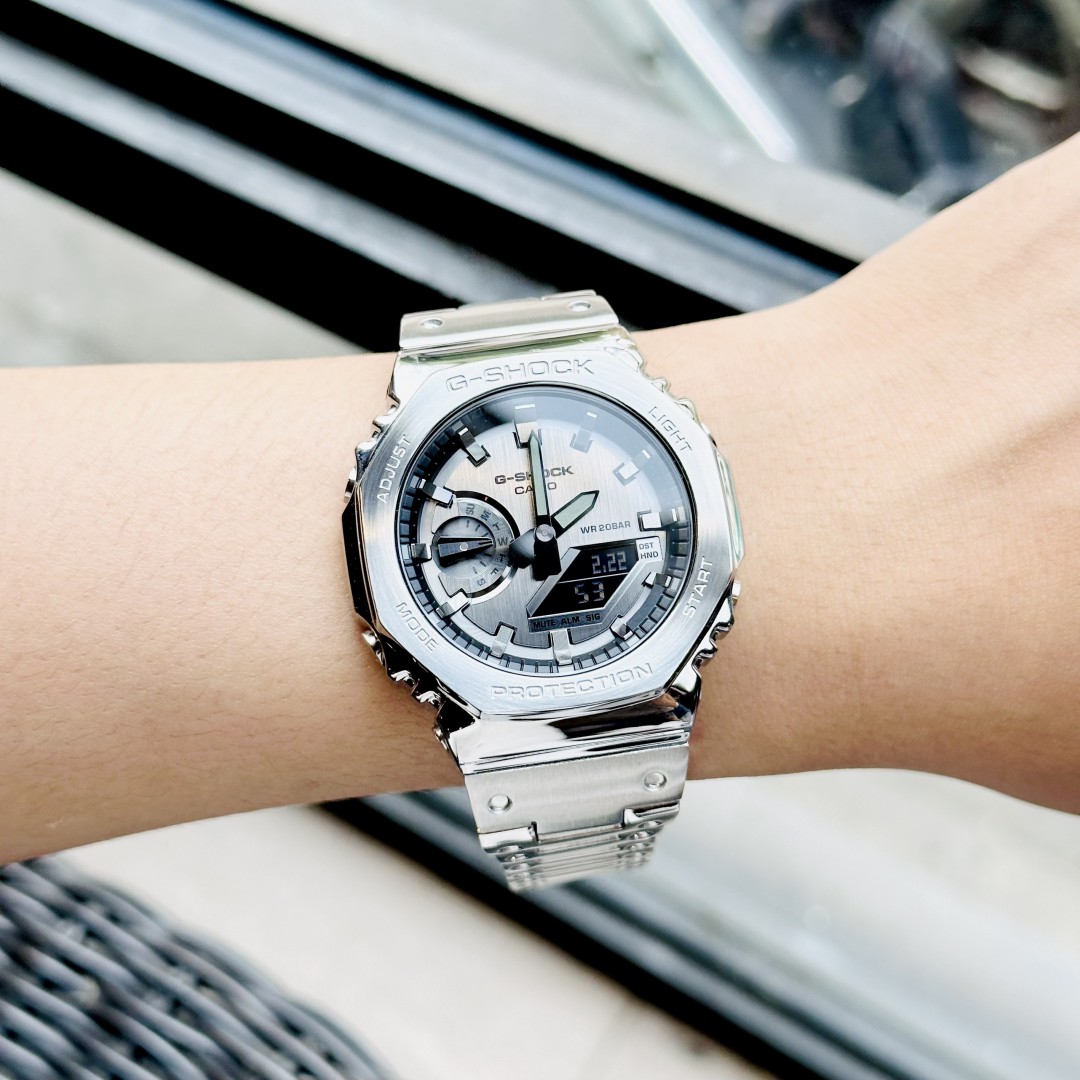 Đồng Hồ Casio G-SHOCK GM2100 CUSTOM THÉP- BH 5 Năm – Chính Hãng 100% ...
