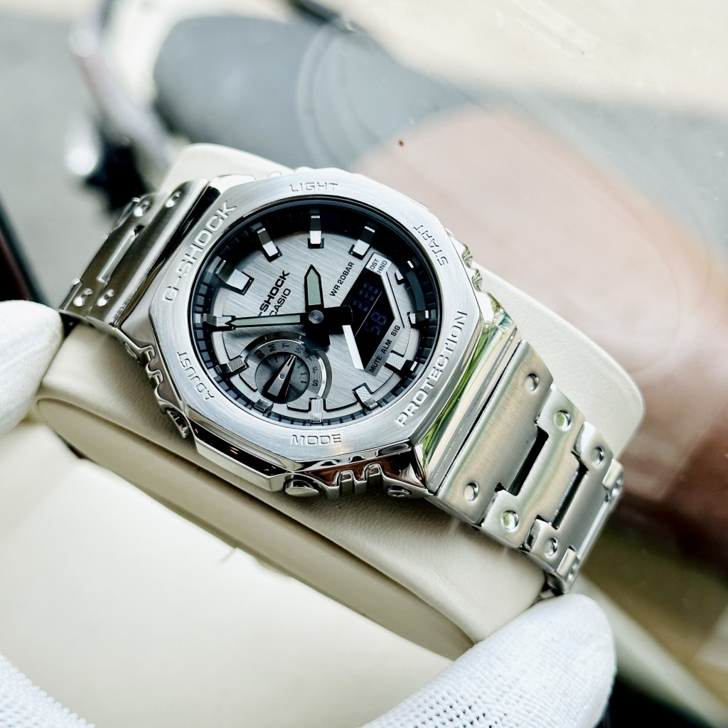 Đồng Hồ Casio G-SHOCK GM2100 CUSTOM THÉP- BH 5 Năm – Chính Hãng 100% ...